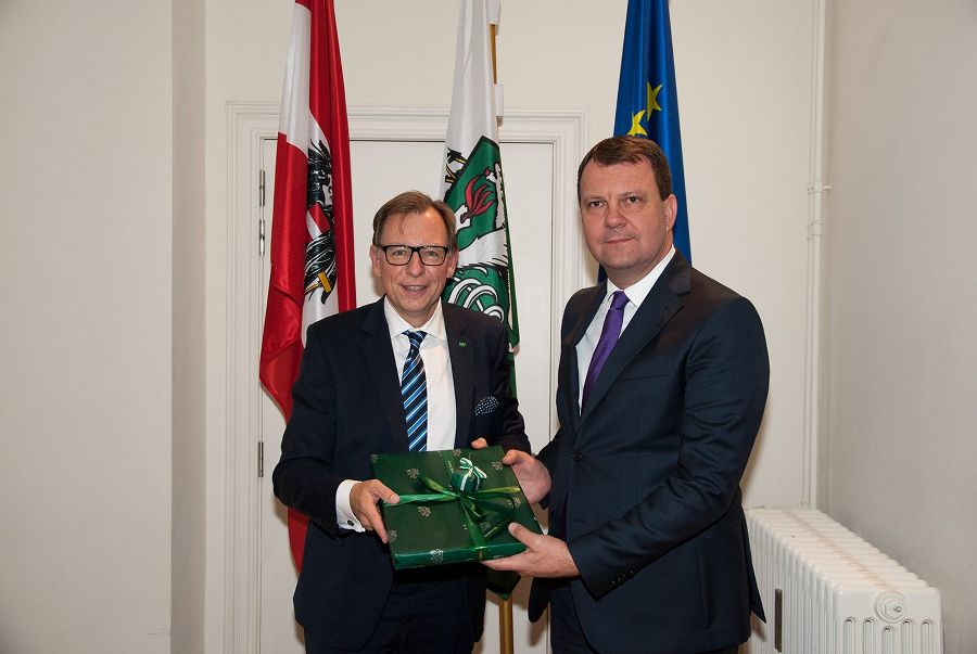 Landesrat Christian Buchmann trifft sich mit Spitzenvertretern der ...